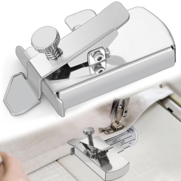 磁気ミシン 押さえ シームガイド ミシン マグネット 定規 多機能ヘムガイド 家庭用ミシンアクセサリー 裁縫用定規 直線裾ソーイング定規 厚さ調節可能 裁縫便利グッズ商品コード：55078135130型番：Aカラー：グレー【材質】ミシン押え...