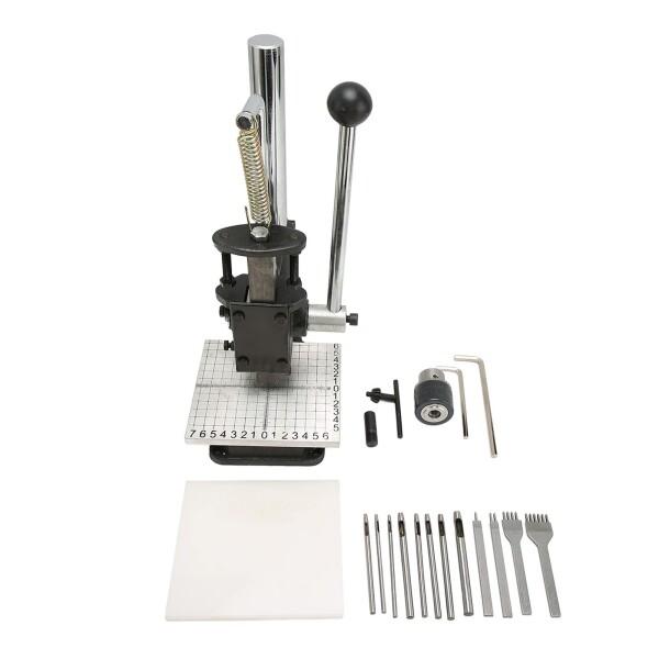 ハンドプレス機 ハンディプレス 革細工 菱目打ち ハトメ カシメ ホック 刻印 穴開け 13mm レザークラフト工具セット 省力化 組立 リベット打ち 印刷 打ち抜き 切断商品コード：55078137517型番：Zerodis5zpfq4i...