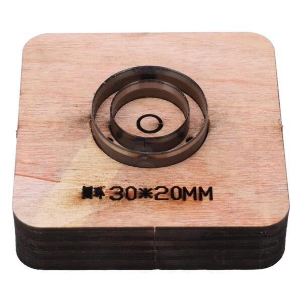 円形リング抜き型、DIYレザークラフト用の木製ベースプレーン彫刻カッター型付き商品コード：55078138126型番：EVTSCAN8vqanmioh3合金鋼:丸型切削ダイスは合金鋼でできており、高硬度、耐摩耗性、変形がなく、長寿命です。木...