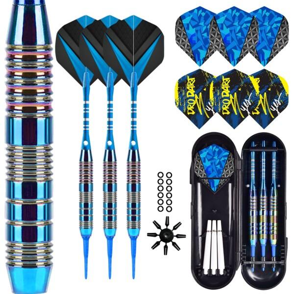 ソフトダーツ セット 2BA ダーツセット 矢 銅製 摩擦力が大きい 初心者 (青)商品コード：55078139535型番：Tre-243カラー：青【セット内容】ダーツバレル+ダーツ フライト+ティップ+ダーツシャフト+ダーツケース【初心者...
