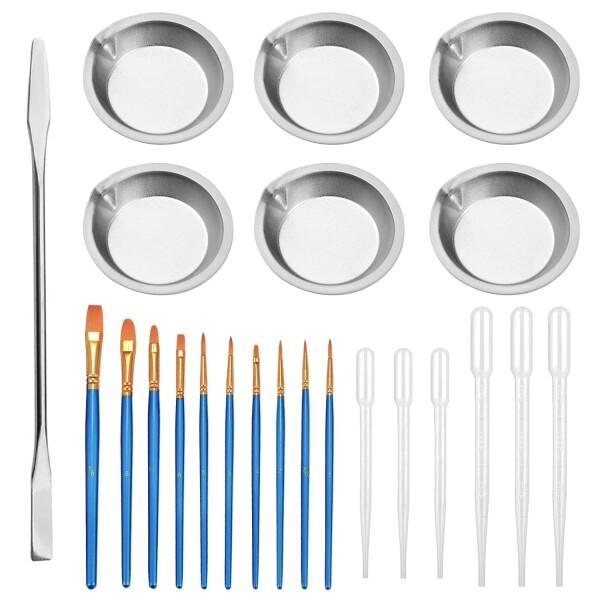 調色スティック プラモ 塗装 23個 塗料皿画具セット ホビー用万能ツールキット 初心者 上級者対応 塗装用具 多様な模型に適用 簡単操作 (23点セット)商品コード：55078140355型番：DH556サイズ：調色スティックカラー：23...