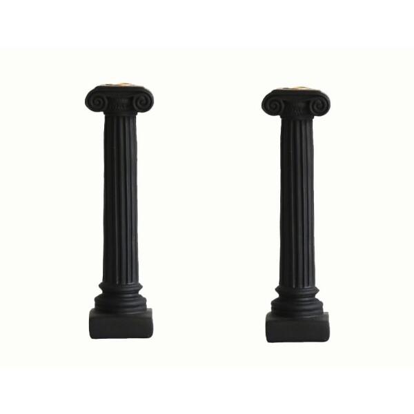 大迫力 figma アーツ ジオラマ 撮影 フィギュア 小物 撮影用 用 古代 ギリシャ ローマ風 柱 (黒23cm×2)商品コード：55078142750型番：蒂奥斯?雷神?サイズ：23cmカラー：黒23cm×2格好いい舞台でフィギュアや...
