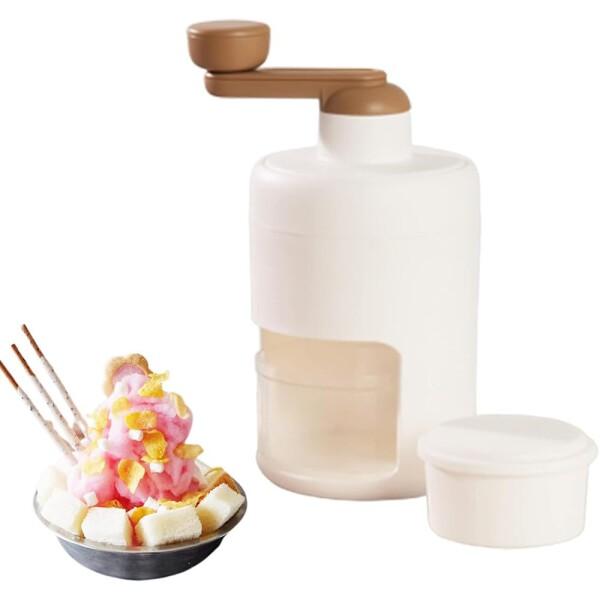 かき氷器 手動 かき氷機 操作簡単 かき氷 氷ブレーク 冷凍フルーツ アイスブレイク アイス 手回し カキ氷 製氷カップ付き 夏用 家庭用 手動かき氷メーカー 氷削り器 氷削機 ふわふわ とろとろ 子供 おやつ 子ども商品コード：55078...
