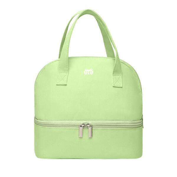 OwnestX ランチトートバッグ 保冷 保温 通勤商品コード：55078149293型番：RB0006-Mカラー：グリーン【仕様】:サイズ25×23×16cm、1個入り。【デザインの特徴】:2層構造のシンプルなデザインで、毎日の通勤に最適...