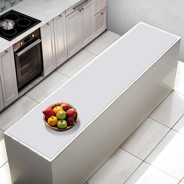 Aechy 調理台保護マット 特大シリコンマット 200×50cm キッチンカウンター 保護シート 厚さ2mm カット可能 耐熱250[度] 滑り止め 傷防止 防汚 防水 吸音 丸めて収納 ライトグレー商品コード：55078151526型番...