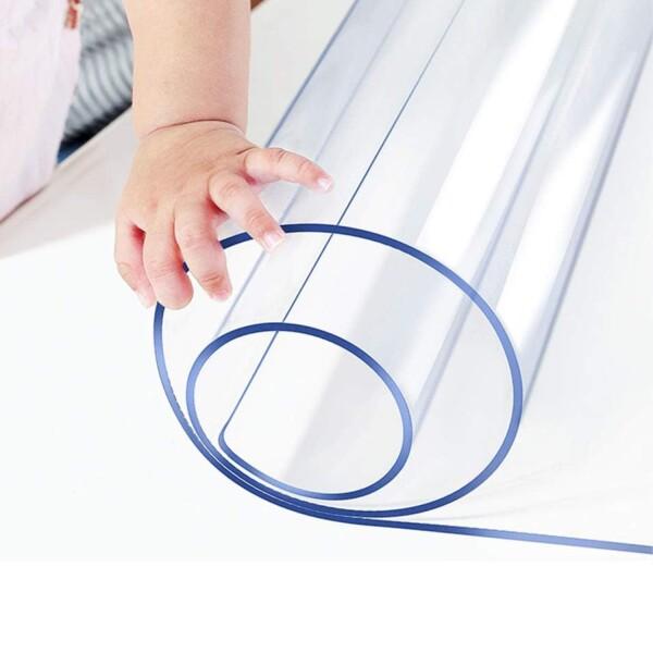 NaturesHomeテーブルクロス ビニール 透明 ， デスクマット，防水，耐油，厚手，1.0mm 1.5mm 2.0mm,カット,耐熱長方形,クリア ビニール 無臭 PVC製 テーブルカバー (透明1.0mm, 50x50cm)商品コー...