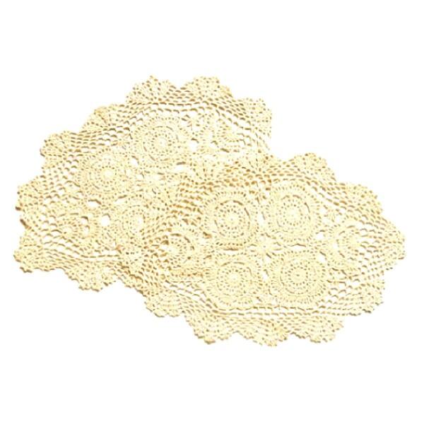 ｍilkcat 手編みラウンドレース アフタヌーンティー レトロ ランチョンマット カフェカーテン ディスプレイ (楕円生成45-2)商品コード：55078156464型番：MC2201-3サイズ：Smallカラー：楕円生成45-2レースク...