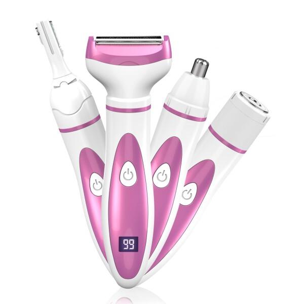 レディースシェーバー 一台4役  VIO専用シェーバー 全身用 眉毛カッター 鼻毛カッター ムダ毛処理 乾湿両用 水洗い可能 USB充電式 全身適用 顔、脇、腕、ビキニライン、背中、足 男女兼用 日本語説明書付き商品コード：55078157...