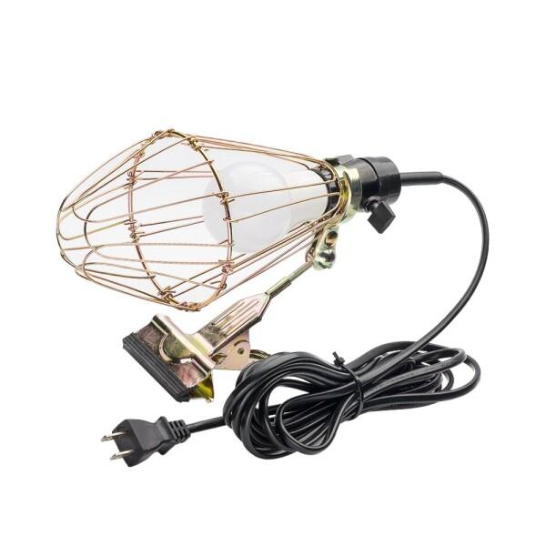 Dotoy クリップライト LED コンセント式 ワークライト クリップ 作業灯 800lm クリップランプ E26口金 60W形相当 昼光色 9W LED電球付き 広配光 車庫 倉庫 作業用 工事用 照明商品コード：55078158794...
