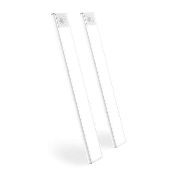 人感センサーライト 室内 LED バー ライト 調光 調色 充電式 キャビネット 超薄型 手元灯 足元灯 配線工事不要 省エネ 部屋 玄関 廊下 キッチン 棚 階段(3色-30cm)商品コード：55078159469型番：MS010カラー：...