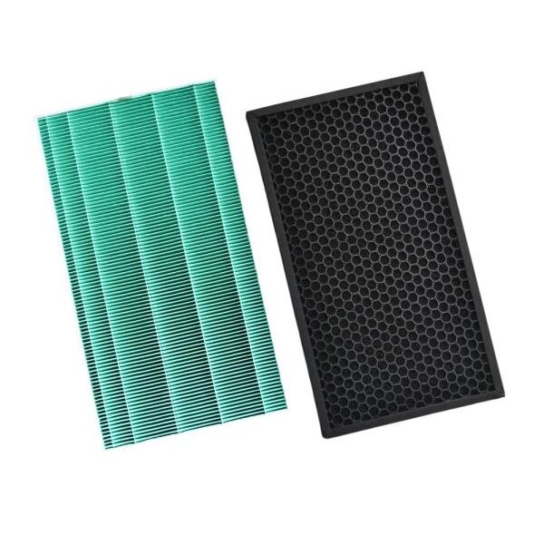 TOMIROAD 高性能抗菌防カビ加工 集じん HEPAフィルターFZ-D50HF と 脱臭フィルターFZ-D50DF FZ-F50DF 加湿空気清浄機用 1セット K400商品コード：55078161680型番：K400FZ50素材:ポリ...