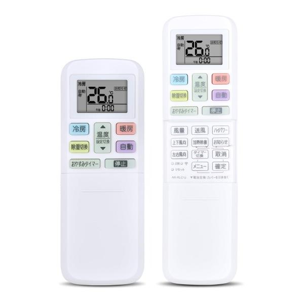 エアコンリモコン AR-RLC1J for FUJITSU nocriaリモコン 富士通ゼネラル AS-C223N-W AS-C253N-W AS-C283N-W AS-C403N-W AS-C563N2W AS-223NEE3 AS-25...