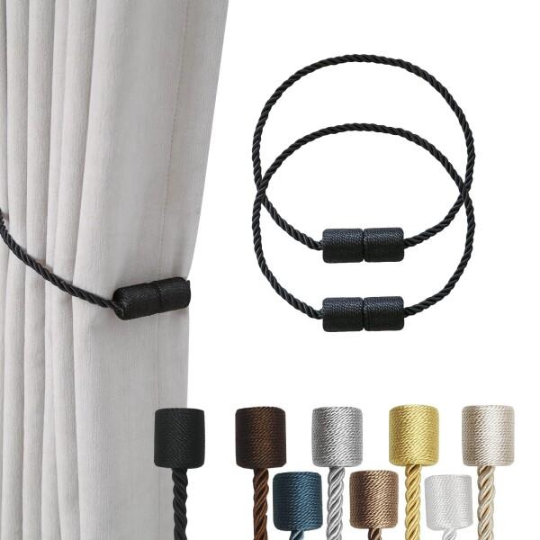カーテンタッセル マグネット ふさかけ カーテン留め飾り 磁気 カーテンクリップ 強力 磁石 2個セット(ブラック)商品コード：55078169529型番：Yezhen-liusu1サイズ：標準カラー：ブラックちょっとしたおしゃれを演出する...
