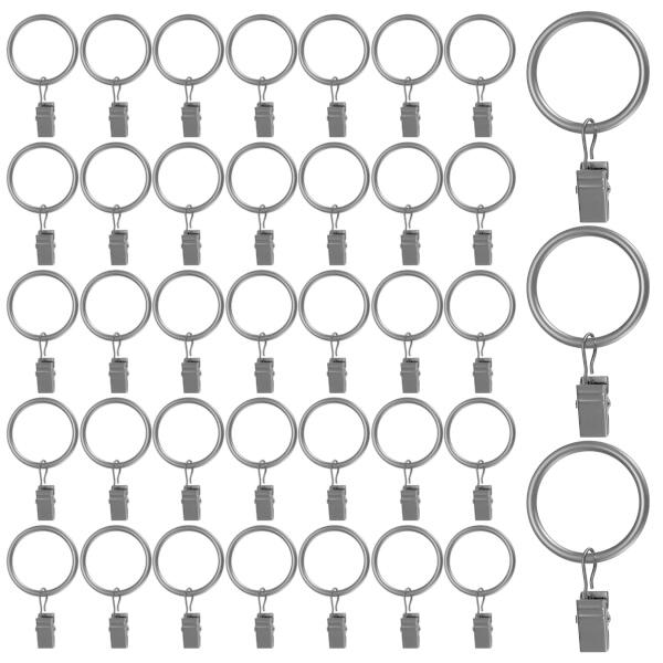 カーテンリングクリップ カーテンクリップフック 内径32mm スライドリング カーテンフック リング カーテン リング 50個セット 黒 取付簡単商品コード：55078171374型番：wgs-2505サイズ：32 mmカラー：ブラックプレ...