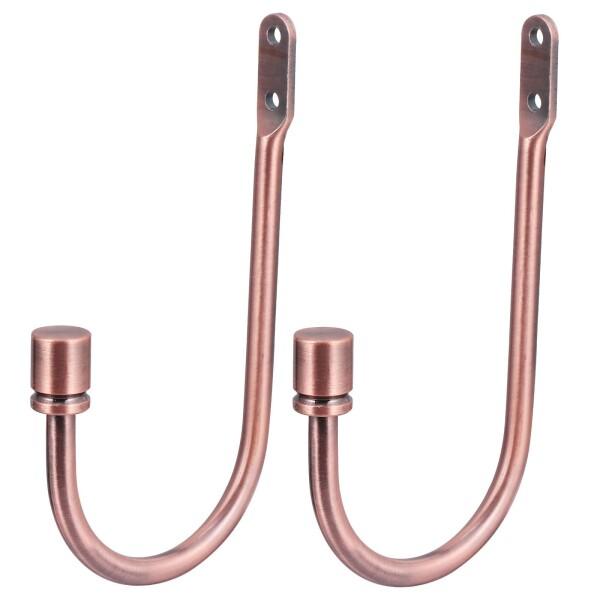 DECHOUS 壁掛けカーテンフック 2個セット 合金製 U字型カーテンタイバック 石膏ボード対応 カーテンホルダー 窓装飾用 簡単取り付け商品コード：55078171401型番：H3ZRS8IXQ00FCCT12B920W0WKサイズ：1...