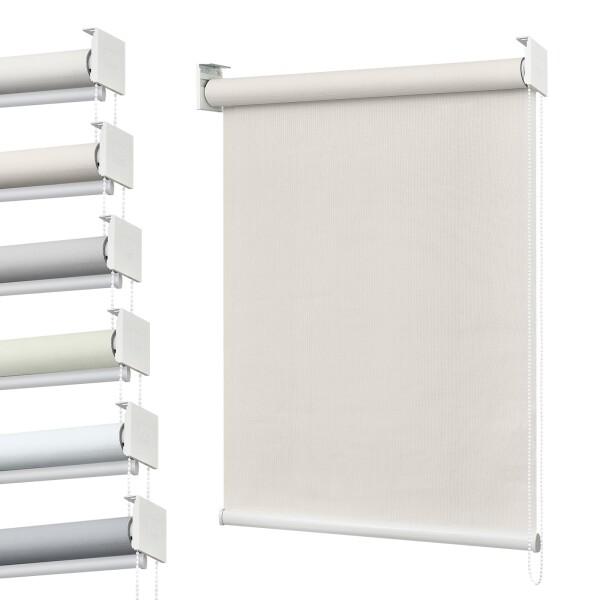 Keego ロールスクリーン ロールカーテン チェーン式 遮光1級/非遮光/採光/遮熱断熱 1ｍｍ/１ｃｍオーダーメイド可能 幅30~250cm/丈50~300cm UVカット プライバシー保護 目隠し 防音 闇仕切り 防寒保温 簡単取付け...