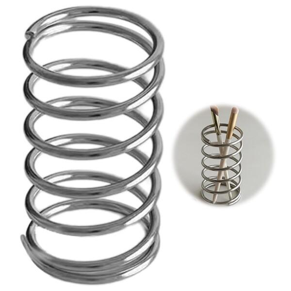 EsiFare 歯ブラシスタンド バネ型 ステンレス製 歯ブラシホルダー スプリングスタンド 歯ブラシ立て 歯ブラシ置き 歯磨きスタンド 速乾 錆びない 取り出し便利 多機能収納スタンド 浴室 洗面台用商品コード：55078172782型番...