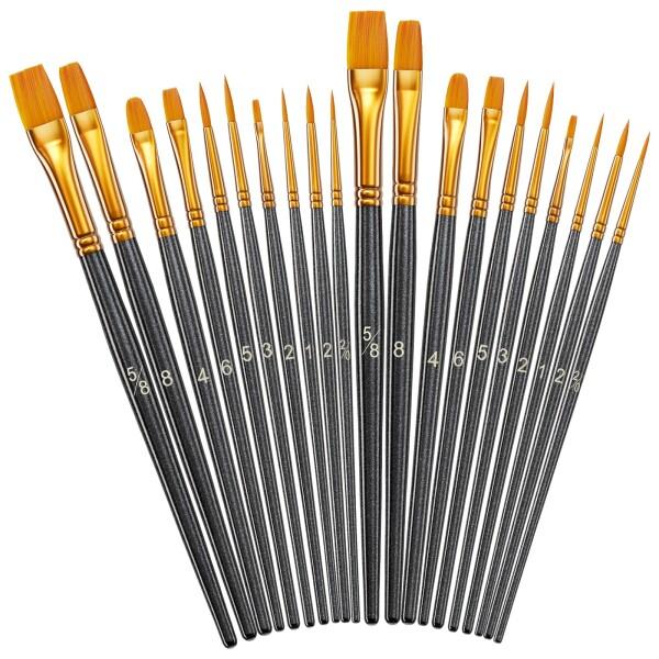 heartybay ペイントブラシセット オールパック 3pack paintbrushes3pack (ブラック20本入り)商品コード：55078725882型番：PB2Pサイズ：20カラー：ブラック? 【高品質アート絵筆セット】10サイ...