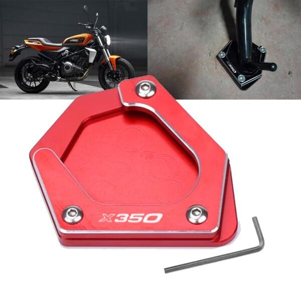 MAORANG FOR 2023 X350 アルミサイドスタンド引伸キックスタンドプレートパッドオートバイアクセサリー x350 オートバイアクセサリー (赤)商品コード：55078793086型番：MAORANG-906カラー：レッド状態...