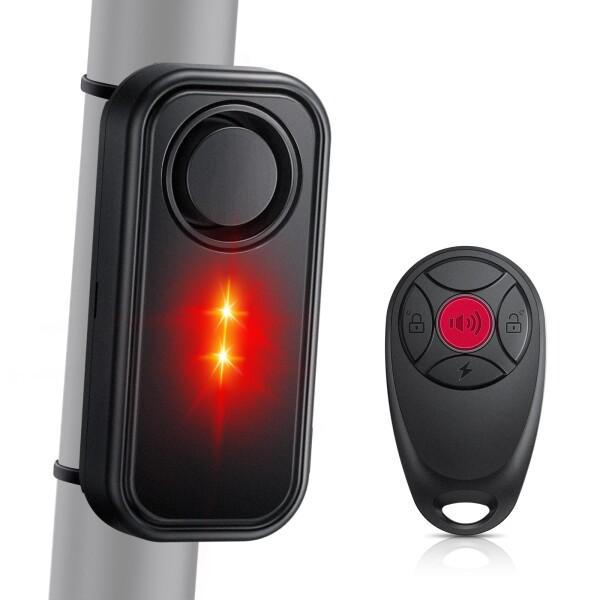 ONVIAN (オンビアン) バイクアラーム リモコン付き 超大音量 113db Ebikeアラーム IP66防水 盗難防止 カーデバイス 振動モーションセンサー バイクアクセサリー オートバイ原付スクーターのドア 窓用商品コード：5507...