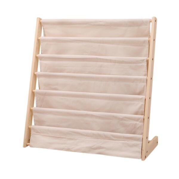 (pronala)木製絵本ラック 子供用 4段/6段 移動式 大容量収納 防止転倒設計 天然木 本棚 マガジンラック 組立簡単 リビング 子供部屋 保育園用 安全角加工 絵本/漫画/雑誌収納 省スペース 北欧風 家庭用 幼稚園 ディスプレイ...