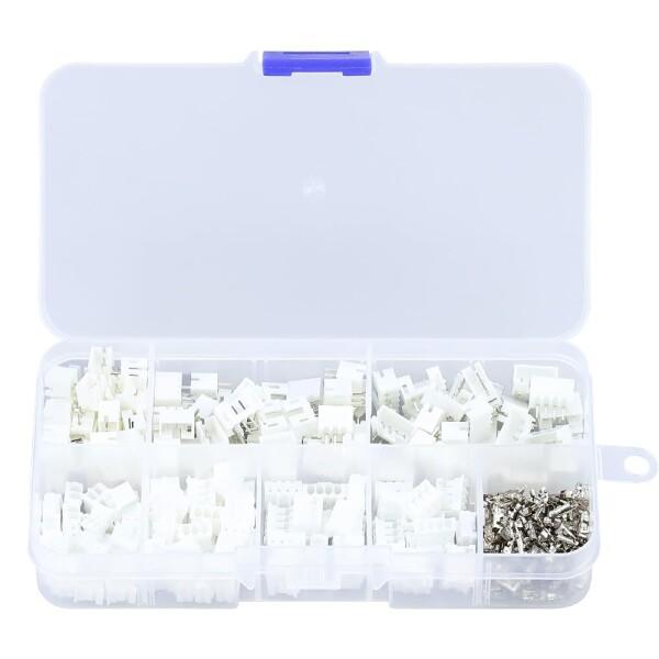 Glvaner PH型端子 PH2.0 2P 3P 4P 2.0MM コネクタ端子 配線コネクター端子 コネクタ ハウジング コンタクトピン 3種類 450個セット 2/3/4PIN 収納ケース付き商品コード：55078815275型番：G...