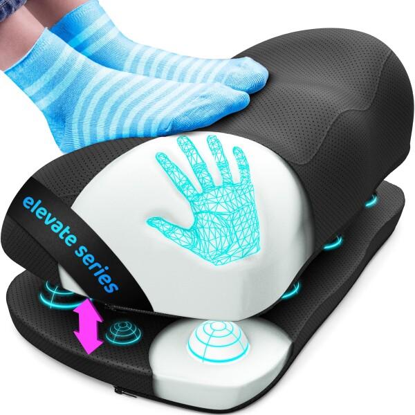 Everlasting Comfort エバーラスティング・コンフォート フットレスト  圧力分散ノード付き 低反発素材 人間工学設計 オフィス＆リラックス用 足置き クッション商品コード：55078914321型番：Foot-Rest-U...