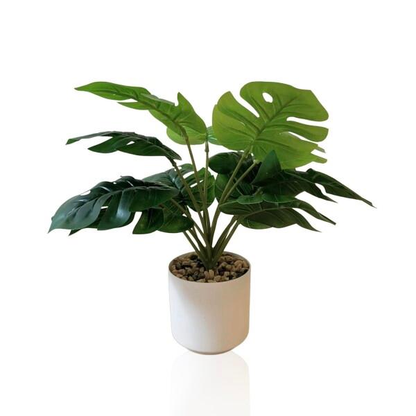 (RUNO) フェイクグリーン 人工観葉植物 卓上 多肉 造花 インテリア 鉢付き 手入れ不要 (モンステラ)商品コード：55078925716型番：RN-05サイズ：中カラー：モンステラ水やり不要の人工観葉植物。玄関やトイレにも気軽に飾れ...