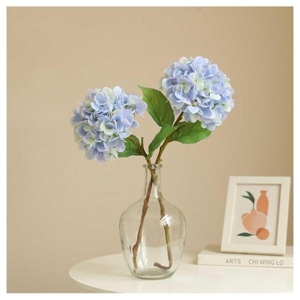 アジサイ 造花 2本入り 紫陽花 絹花 あじさい 枯れない花 北欧スタイル 人工観葉植物 現代 ミニマリスト シンプル 家の装飾 ギフト用 夏 インテリア フラワーアレンジメント 写真撮影 開店祝い 誕生日 敬老の日 お見舞い お礼 インテ...