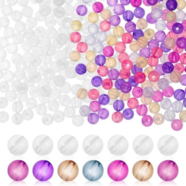 ibasenice Uv変色ビーズ 1000個 0.31インチ プラスチック製 紫外線反応ビーズ 手芸用diy ネックレス ブレスレット用 ランダムカラー商品コード：55079237392型番：Q363579HU13Zサイズ：中くらいカラー...