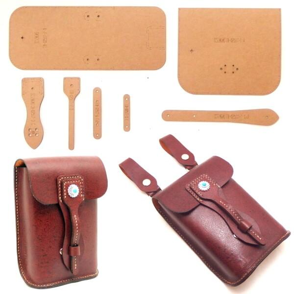 (アイランドパピー) レザークラフト 硬質紙製 型紙 革 長 財布 バッグ カバン 説明シート付き (ベルトポーチ)商品コード：55079240439型番：IP-KT019カラー：ベルトポーチレザークラフト用の型紙、製作説明シート付きです。...
