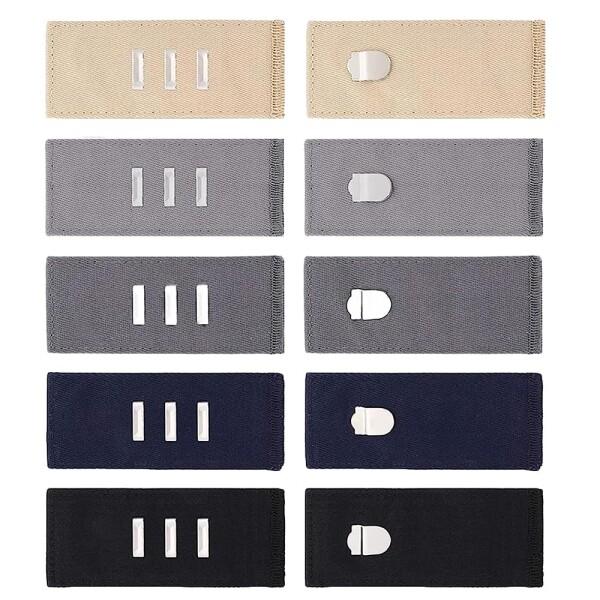 (Renjzle) ウエストアジャスター ウエスト調整ボタン アジャスターフック ウエストバックル ズボン延長ボタン 5色 3段階で調節でき ウエスト広げる 自在に広がる快適な履き心地商品コード：55079240576型番：Renjzle-...