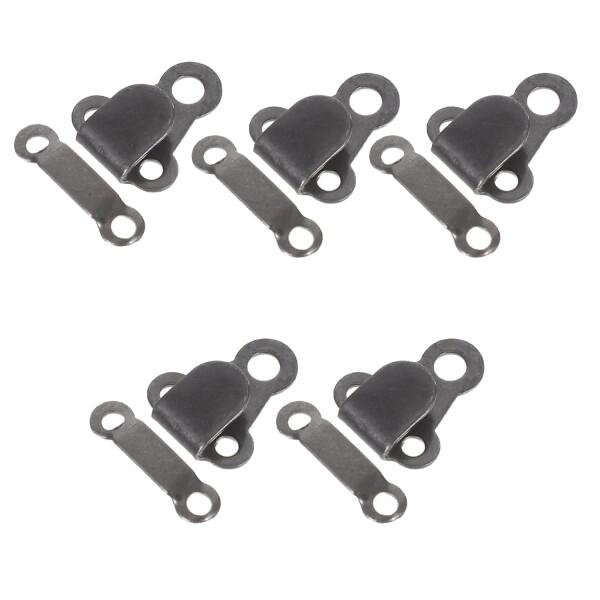 Stoooduo カギホック 薄型 5組入り 見えない ズボンフック パンツ スカートの縫製に便利 手芸 留め具 金具 ブラック商品コード：55079241007型番：duo-174サイズ：12mm x 14mmカラー：ブラック【商品仕様】...