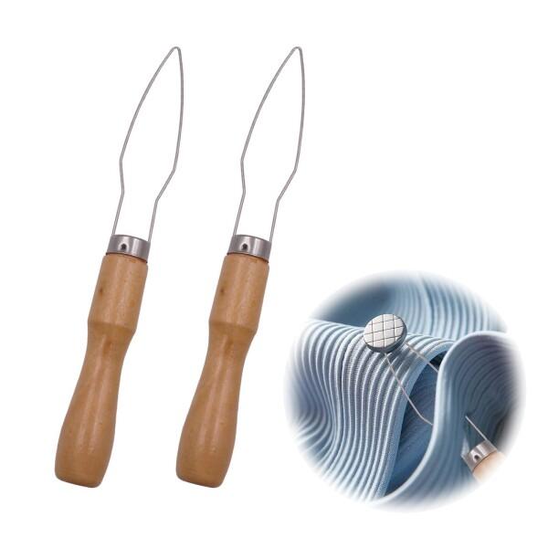 Coollooda ボタン掛け 補助具 2個入り ボタンエイド 衣服 ボタンフック 自助具 ボタン通し 引き上げ ボタン留め 握りやすい 片手で簡単 ファスナーフック商品コード：55079241076型番：SXYH-chuankouqi-2...