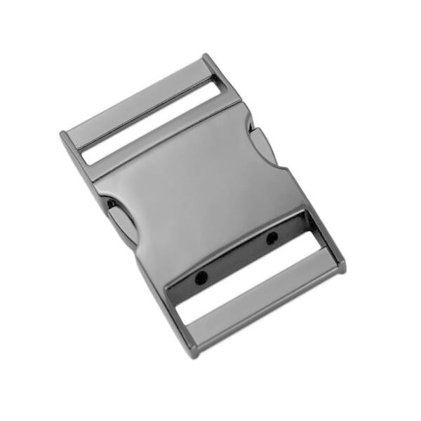 (FUSSED) 1個バックル サイドリリース 金属 ブレスレット 鞄 首輪 バンドバックル 差し込み 耐久性 DIY 金具 ハンドメイド 手芸材料 収納ケース付 (32mm, ブラック)商品コード：55079241946型番：GARSC1...