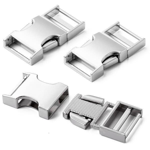 Pstyle. バックル 20mm 手芸 金属 ベルト 留め具 金具 3個セット PST-069 (シルバー)商品コード：55079241982サイズ：2.2x4.5x0.7cmカラー：シルバー【ハンドメイド用のバックル】 手芸、DIY、ベ...