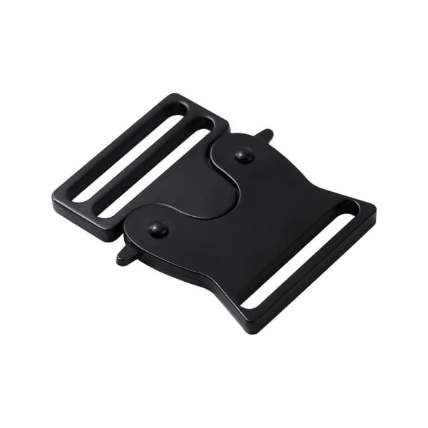 (FUSSED) 1個 サイドリリースバックル メタルバックル DIYブレスレット バックパックバッグ 交換バックル ハンドクラフトアクセサリー (38mm, ブラック)商品コード：55079241990型番：Lサイズ：38mmカラー：ブラ...