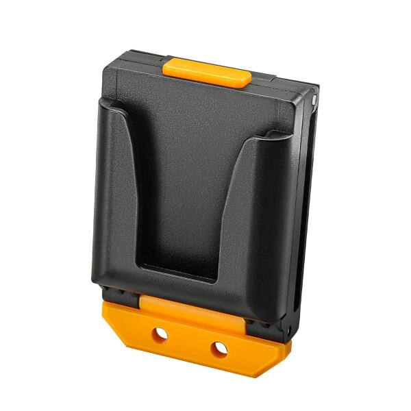 (DIYPro) クイックリリースバックルクリップオンテックシステム用、長さ3.2インチ、幅2インチ ツールベルトポーチに適合 - ブラック/イエロー商品コード：55079242041型番：WA02カラー：イエロー+ブラック。1. さまざま...