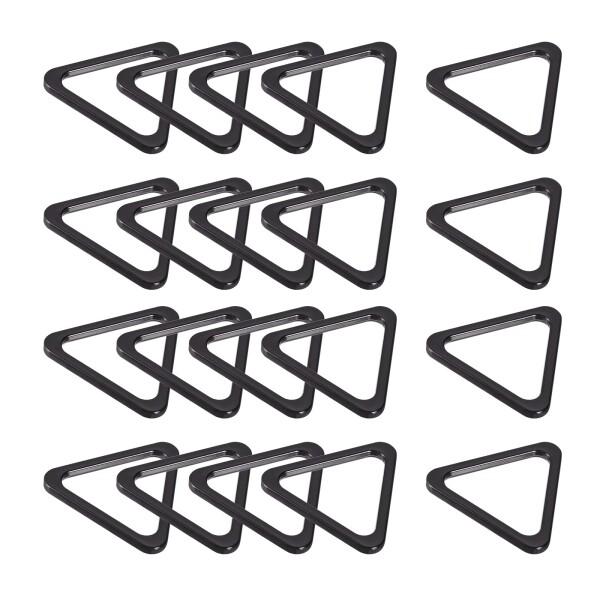 (METALLIXITY) メタルトライアングルリングバックル 25x24x3 mm 20個 ウェビングバッグ 留め金 革財布ハンドバッグストラップバッグ製作修理用 マットブラック商品コード：55079242236型番：mtf221019x...