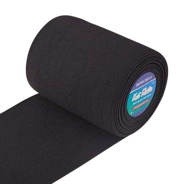 BENECREAT 5m幅100mm黒色平ゴム 織ゴム 強力 服 ゴムベルト 交換バンド 裁縫用 手芸材料 手作り商品コード：55079242744型番：EC-BC0001-11B-JPサイズ：黒カラー：黒-幅100mm上品な素材:60%ポ...