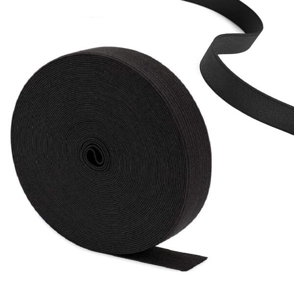 KALOLINNA 平ゴム 弾性バンド ウエスト サイズ 調整 調節 織りゴム 紐 裁縫 手芸 材料 パンツの 裁縫 ツール (25mm*10m,ブラック)商品コード：55079242750型番：sjf-530カラー：25mm*10m,ブラ...