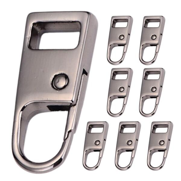 ジッパータブ ファスナー 引き手 ジッパー 8個セット ガンメタル 小 修理キット 工具不要 金属パーツ プルパーツ チャックバッグ NYANDELMO ND-0202-R03-GM-small商品コード：55079243272型番：ND-...