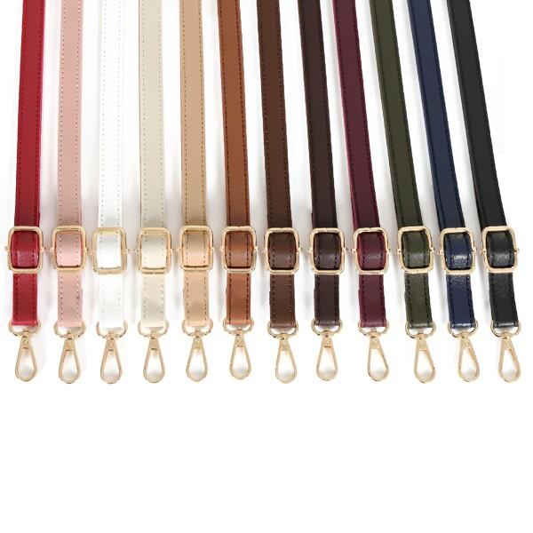(TOEDNNQI) ショルダーストラップ バッグ用 ショルダーストラップのみ 2cmショルダーベルト 70〜130cm 革 ベルト 紐 細め 付替え 交換用 肩紐 カバン用 単品 付け替え (ゴールド, グレー)商品コード：5507924...