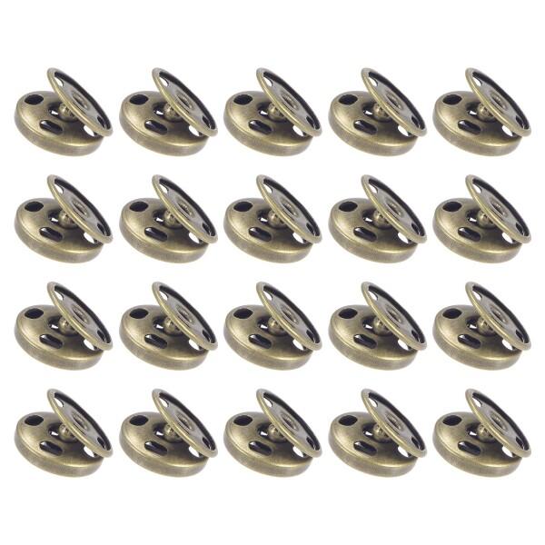 METALLIXITY 縫い付け用スナップボタン 10mm/0.39" 100セット 銅製縫い付け用スナップボタンファスナー 衣類や革製品 縫製に適用 ブロンズ色商品コード：55079244488型番：mtf240226xt000473jp...