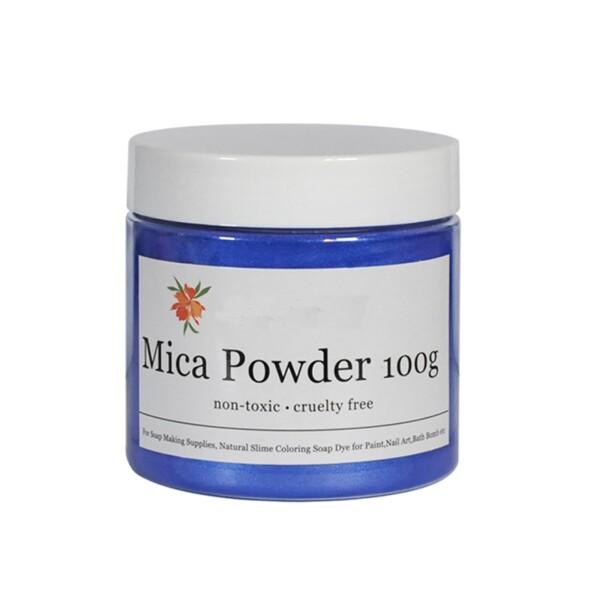 マイカパウダー 着色剤 カラー顔料パウダー 石鹸作りツール シングルボトル50 g-100g マイカパウダー 木工、エポキシ、樹脂、天然バスボム 塗料 石鹸 ネイルポリッシュ シングルボトル (100g, ウルトラマリン)商品コード：550...