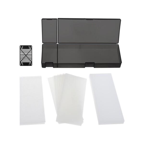 Folpus ペンウォッシュボックス付き ウェットパレット アクリル絵の具用パレット 細密画 ホビー用塗装用具 アクリルペインティング用ステイウェットトレイ ミニチュア用 絵の具 塗料乾燥防止 模型塗装 作業効率向上商品コード：550792...