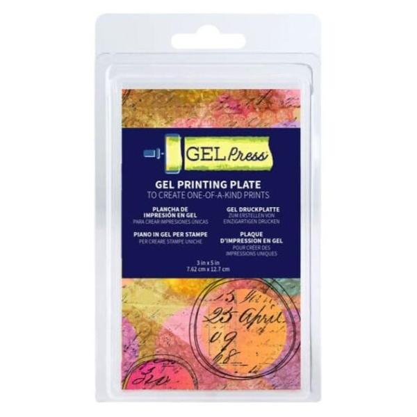 (GEL press) ジェル プリント プリンティング プレート gel plate ゲル プリント プレート 版画 絵の具 別売り 長方形 小 7.5×12.5cm L版サイズ商品コード：55079249558型番：10808サイズ：1...
