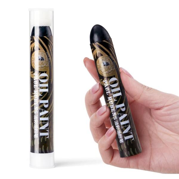 Paul Rubens HAIYA オイルパステル 60g 特大ブラックオイルパステルセット(2個パック) クリーミーな質感 ブレンドしやすいオイルパステル アーティスト ペインティングデッサン アーティスト 初心者 学生向け商品コード：5...
