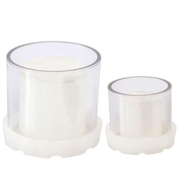 cartuccia キャンドル型 大小2個セット キャンドルランタン キャンドルモールド ランタンモールド シリコンモールド 透明商品コード：55079250602型番：0013-20231122-30-2280カラー：透明オリジナルランタ...