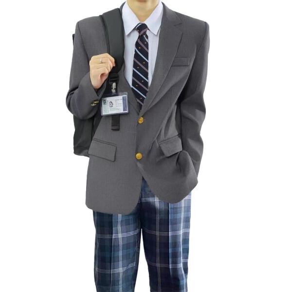 (KALAOK) 学生服 男子 スクールブレザー シャツ ズボン ネクタイ 制服 スクール 高校制服 入学式 卒業式 grey 2XL商品コード：55079251619サイズ：2XLカラー：ブルー【5点セット内容】:ブレザー+長袖シャツ+ズ...